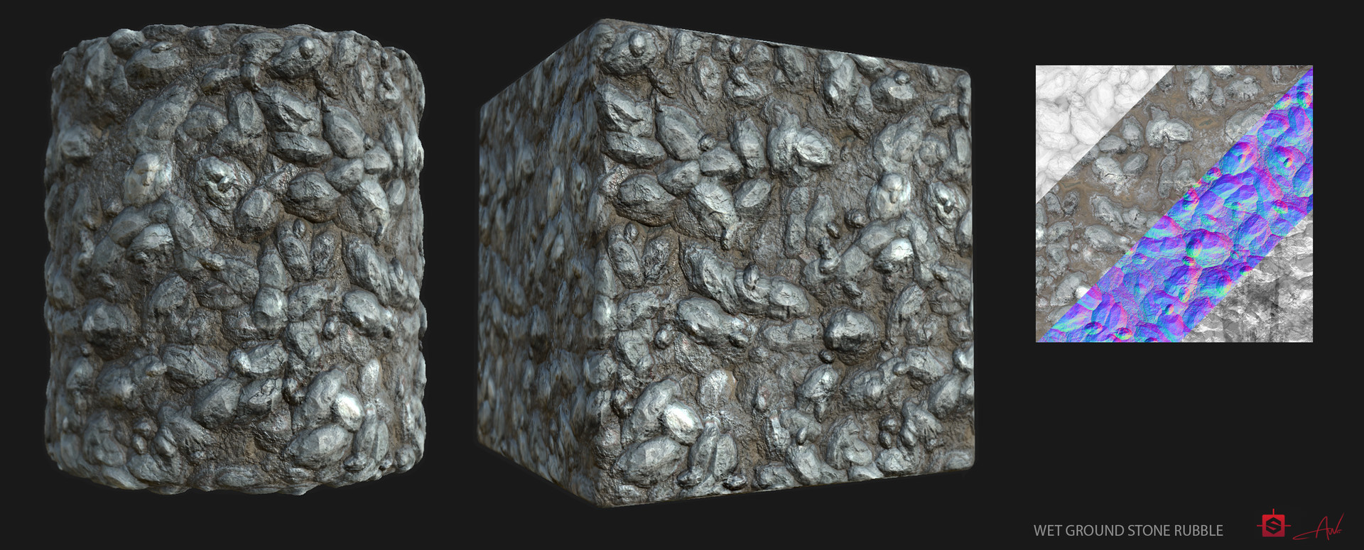 ArtStation - Stone Rubble