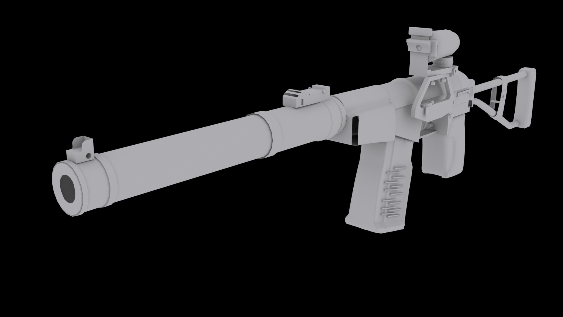 ArtStation - Low poly gun
