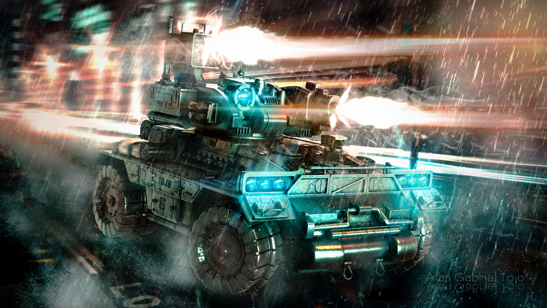 ArtStation - Prey Tank - Night Assault