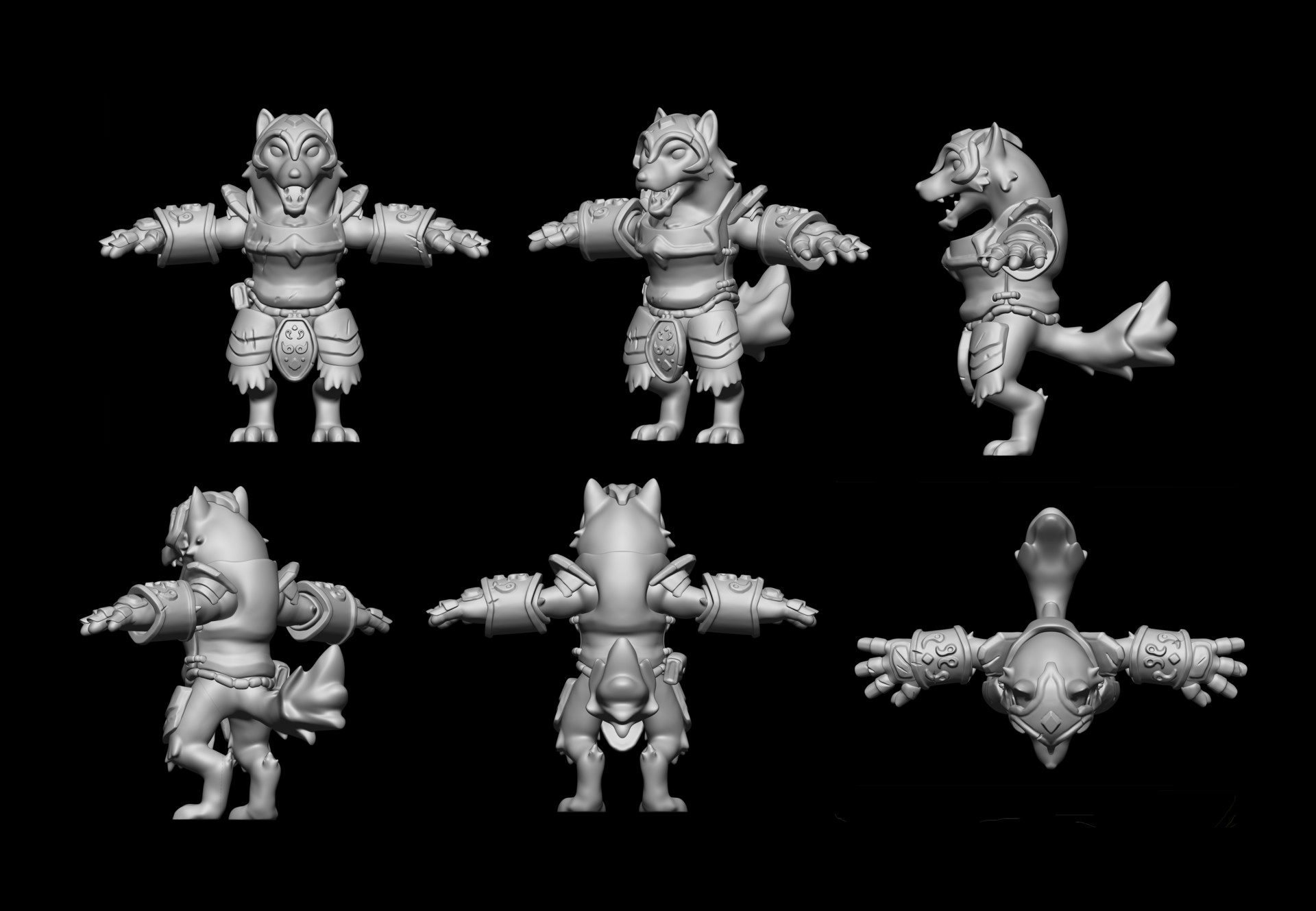 ArtStation - Rescue Tail - Wolf Knight Armor