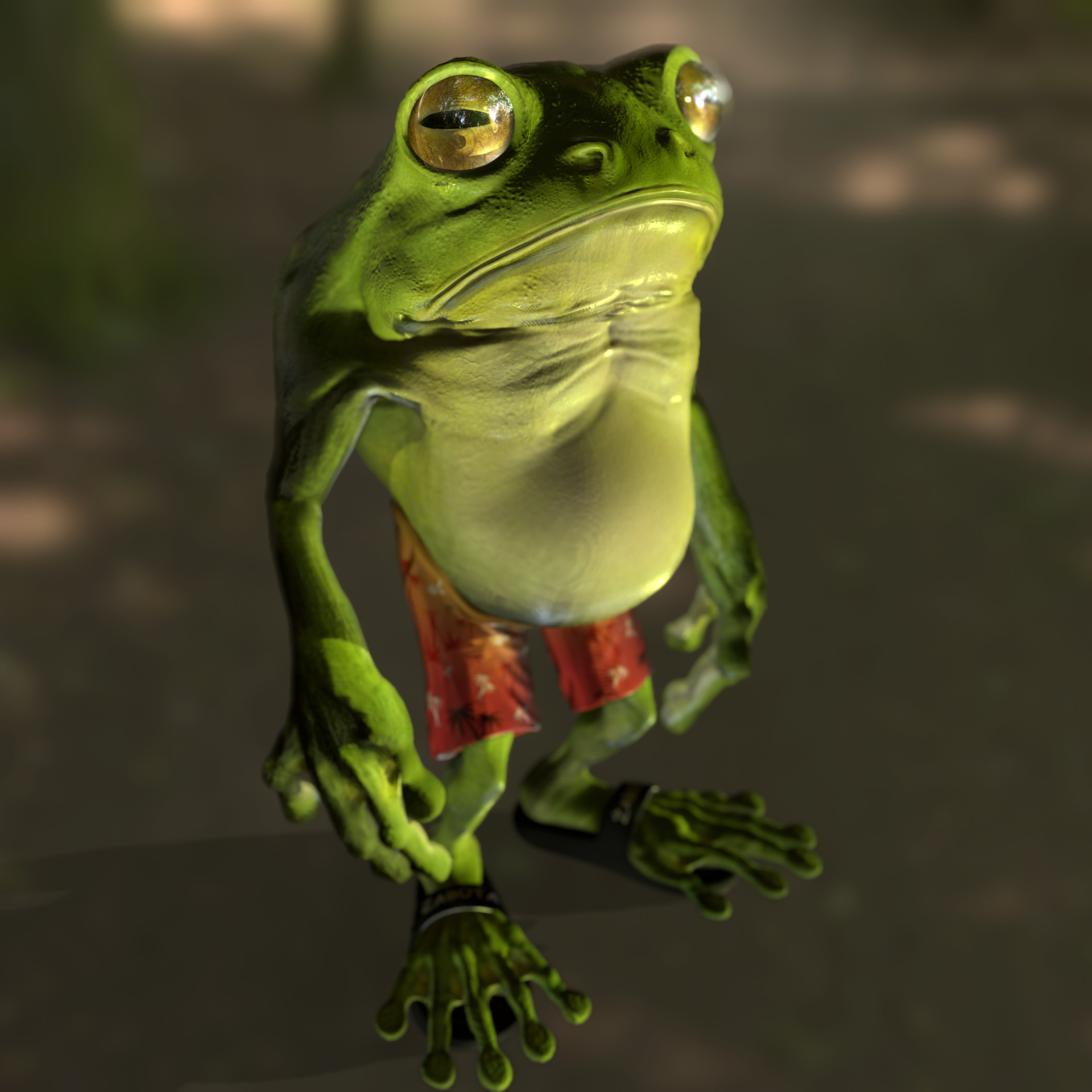 ArtStation - Janusz The Frog
