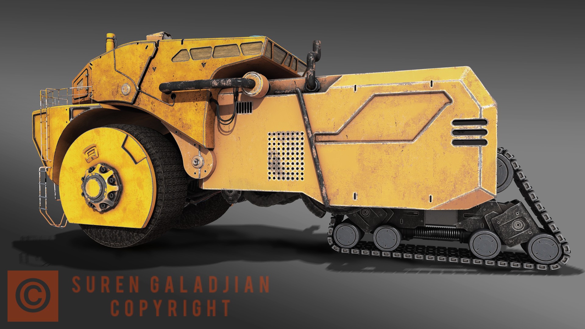 ArtStation - STEAM ROLLER