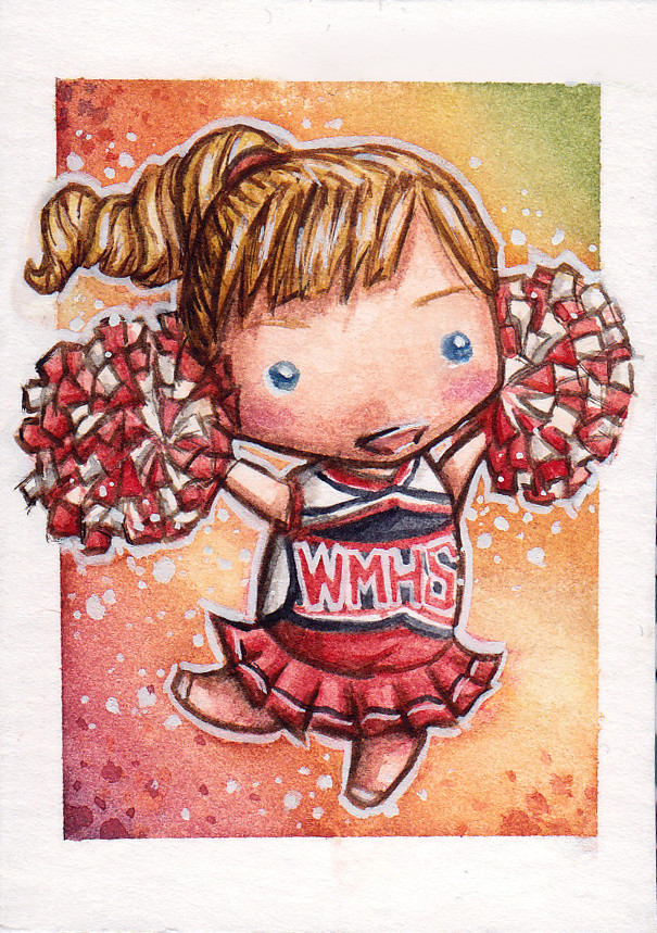 ArtStation - CHIBI: Glee Brittany