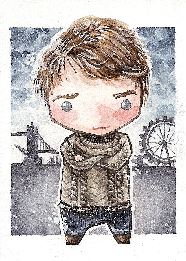 how to draw chibi john watson