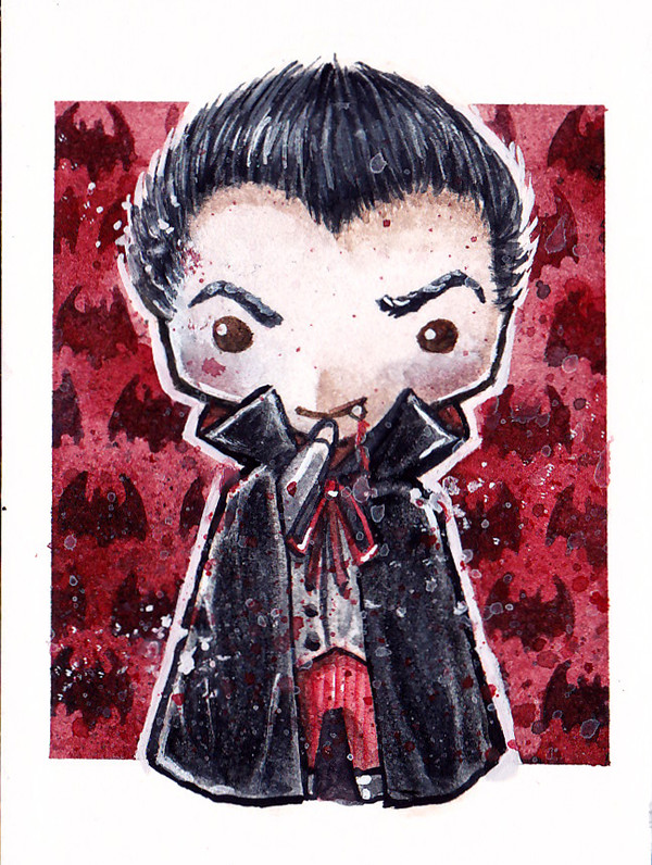 ArtStation - CHIBI: Halloween - Dracula