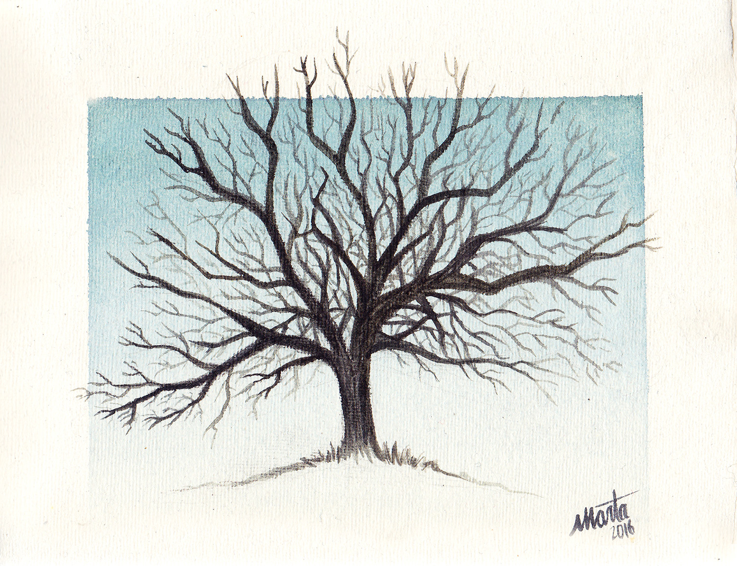 ArtStation - SUBTLE LANDSCAPE: Winter Tree