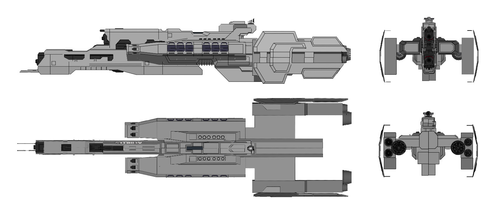 Halo Unsc Ships Blueprints