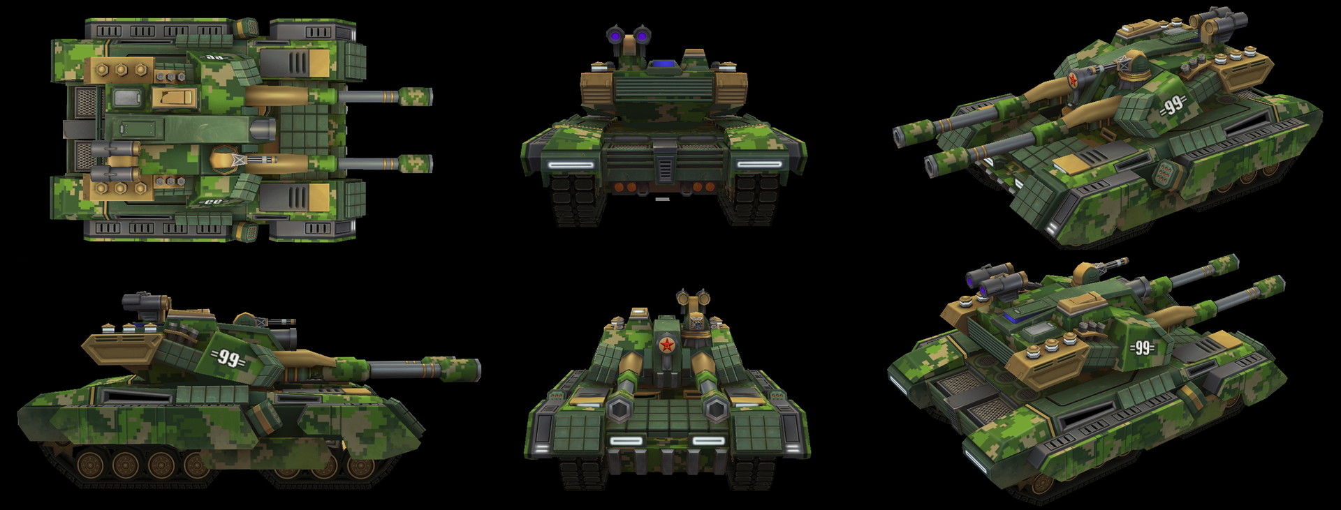 ArtStation - Tencent 坦克大战