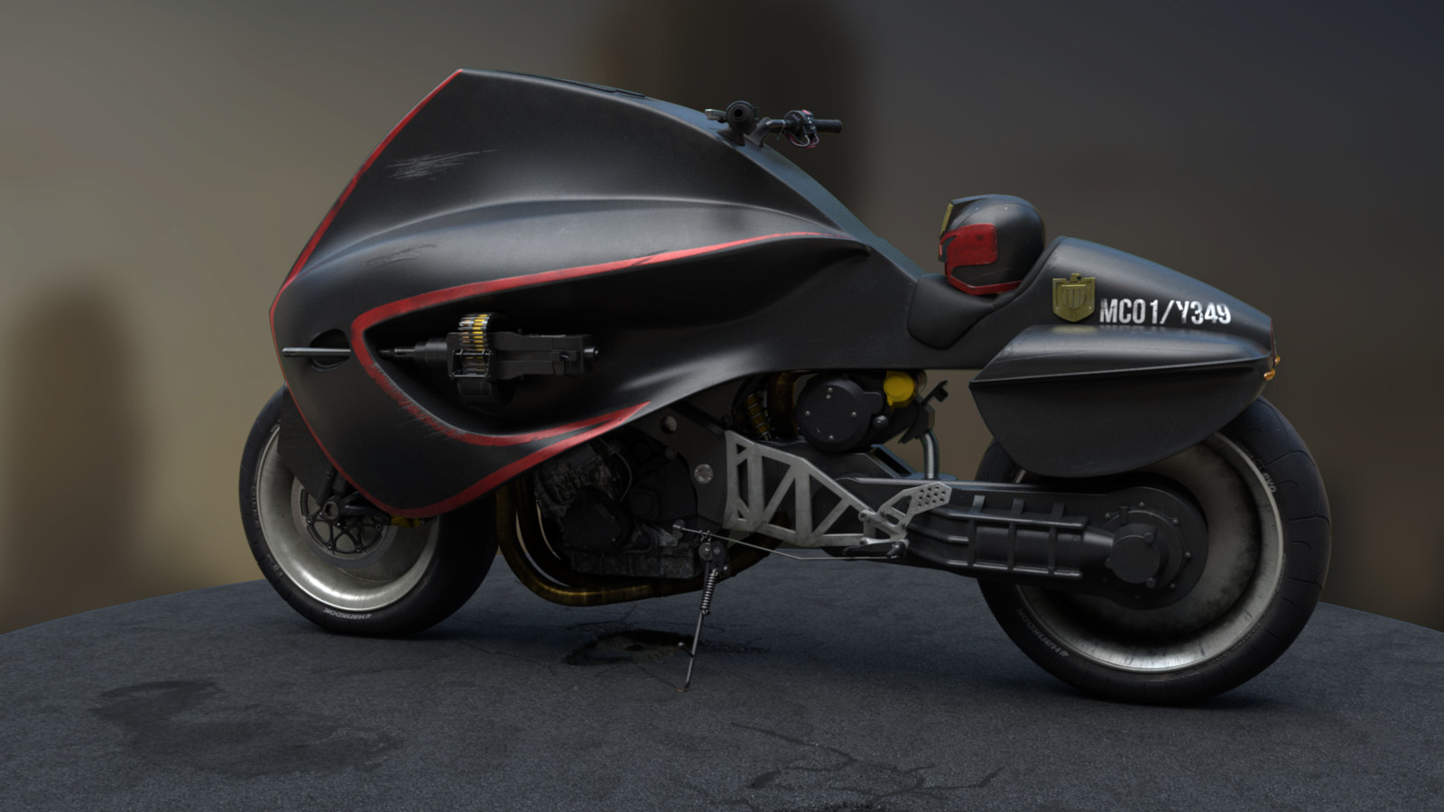 Aaron Bobco - Judge Dredd 2012 motorcycle