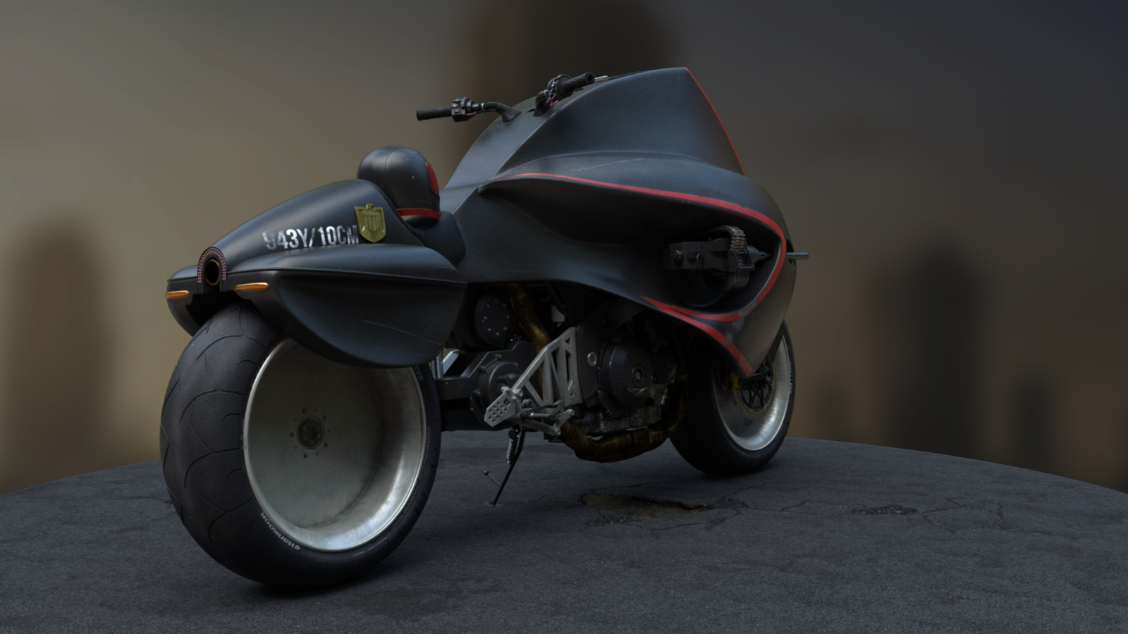 Aaron Bobco - Judge Dredd 2012 motorcycle