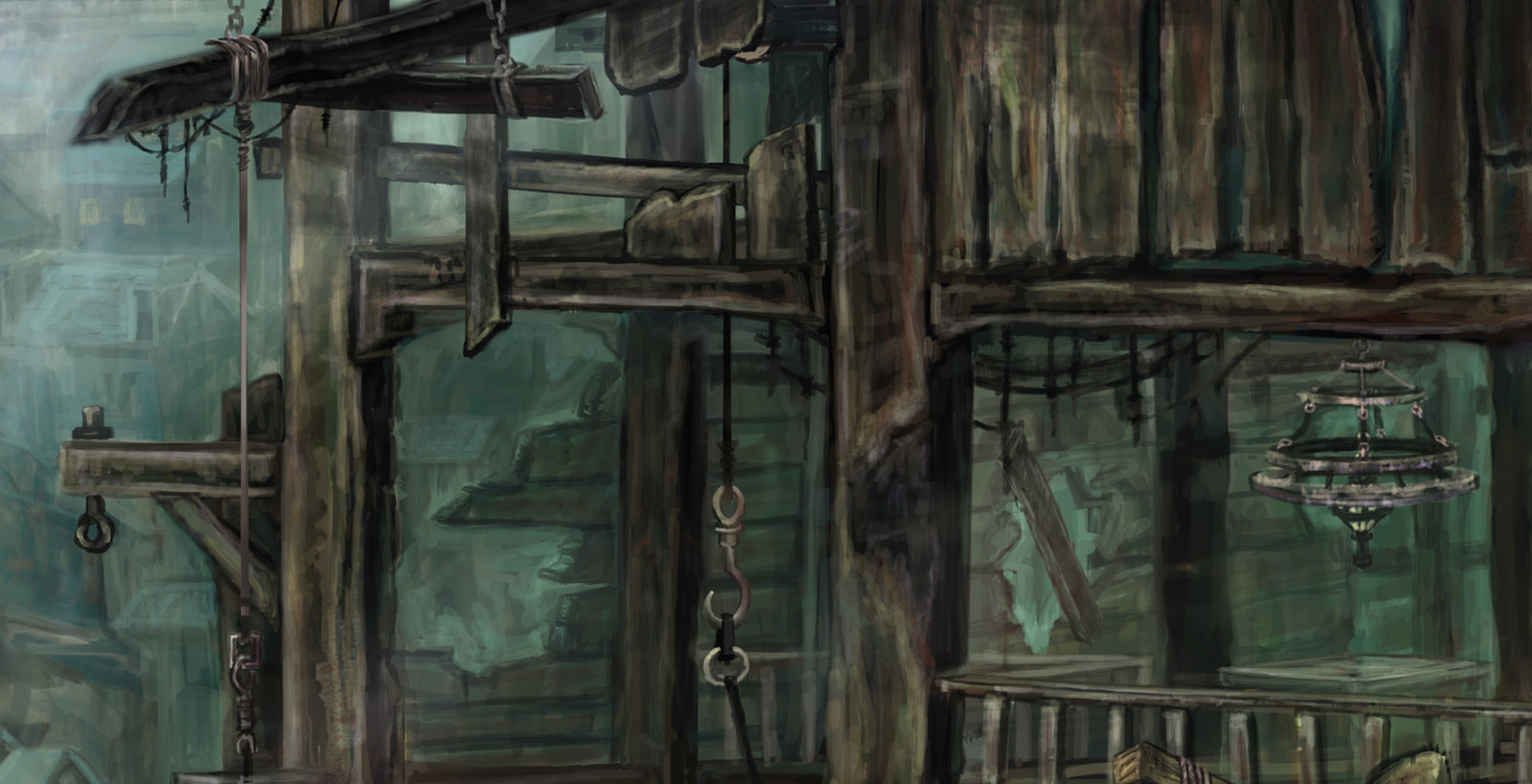 J-D Macfarlane - Fantasy dock concept (Pano 01)