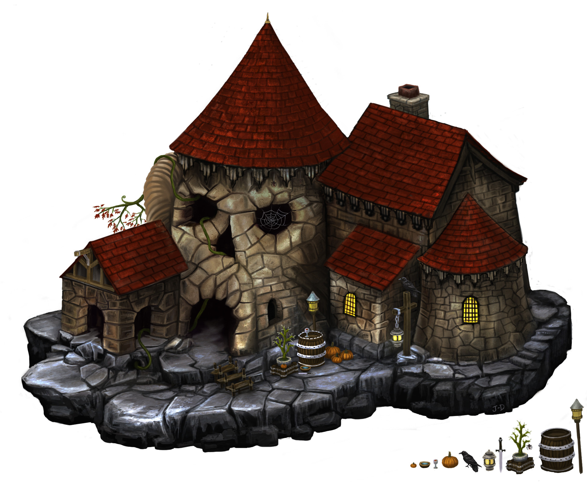 ArtStation - Evil House