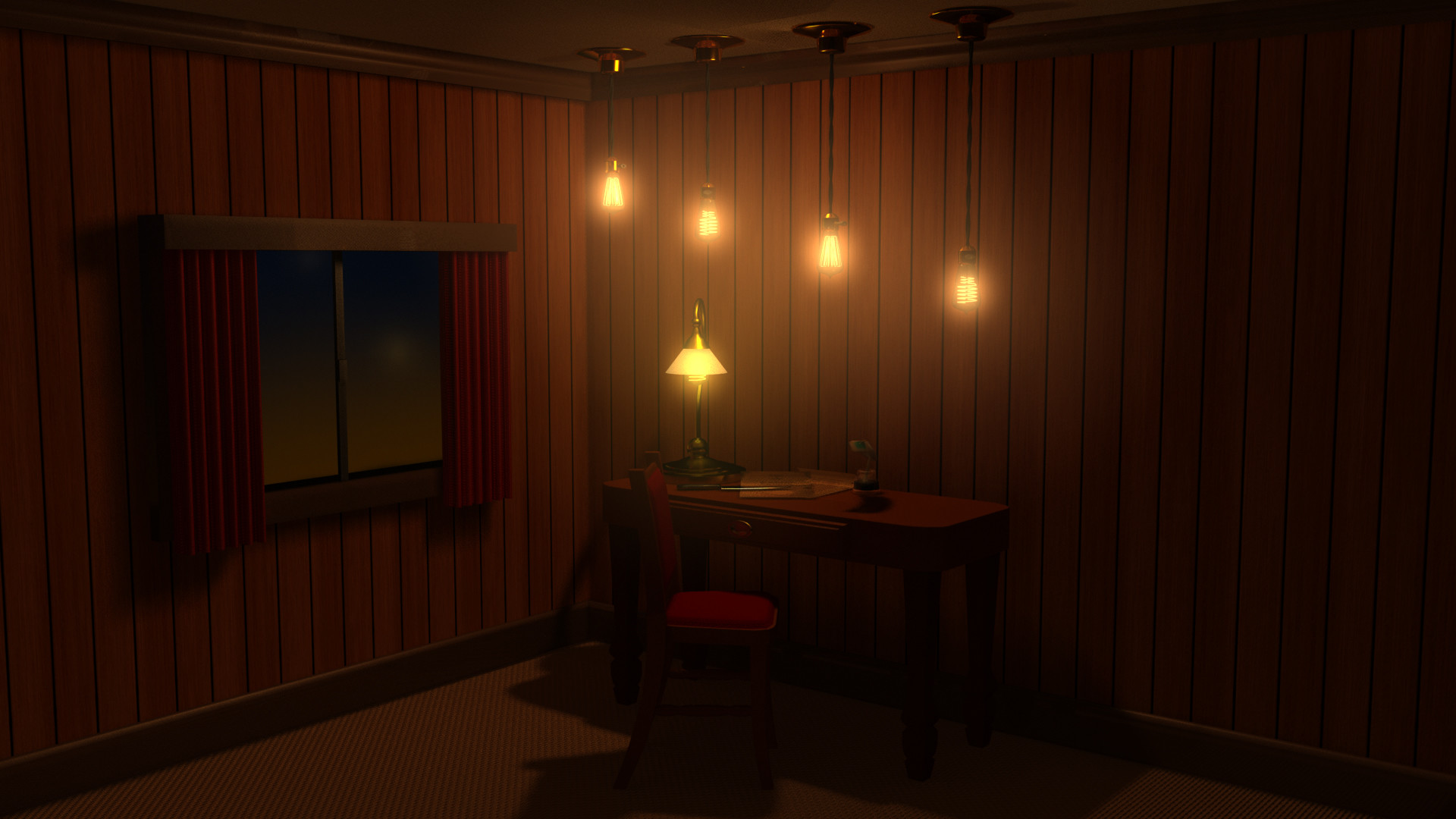 ArtStation - Edison Light Room