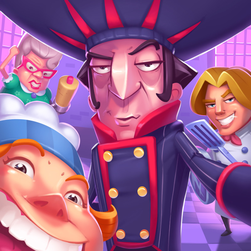 Matt Gretton - Game Art - Pastry Paradise