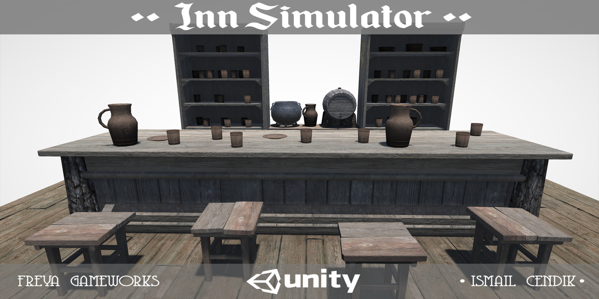 ArtStation - Medieval Inn Counter