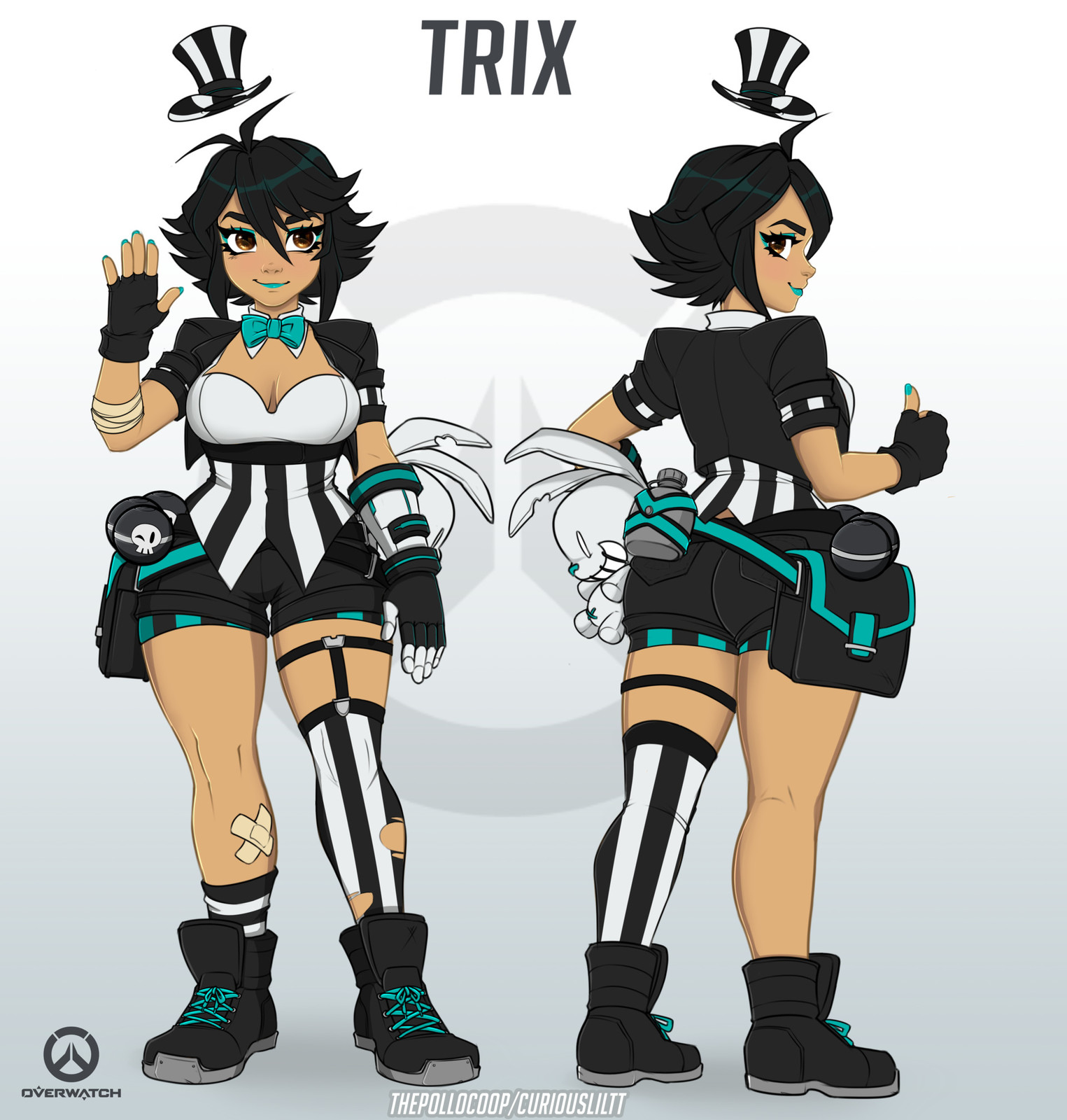 Teresa M. - Trix the Magcian (Fan Made Hero of Overwatch)