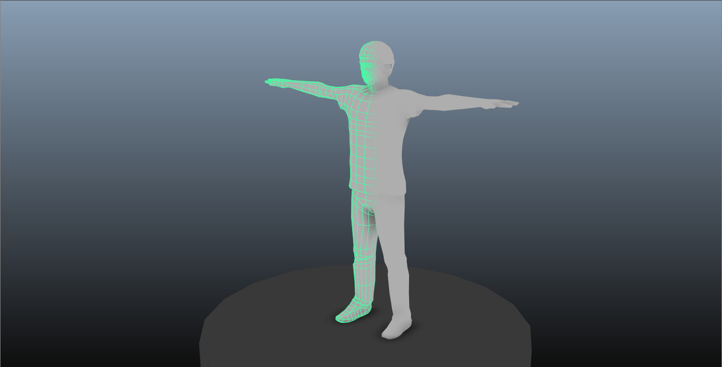 ArtStation - Lowpoly Human Character