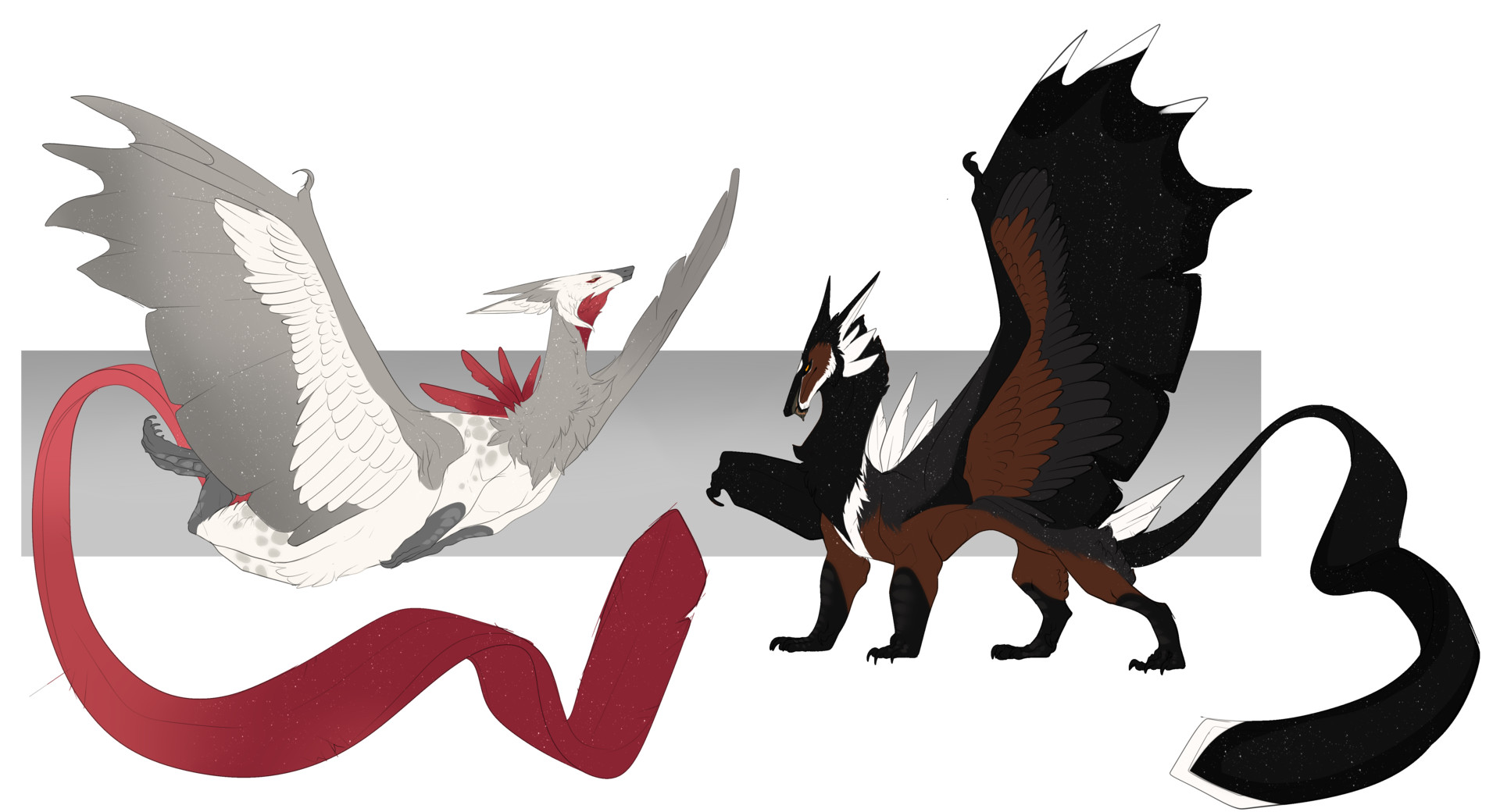 ArtStation - Feathered Dragons