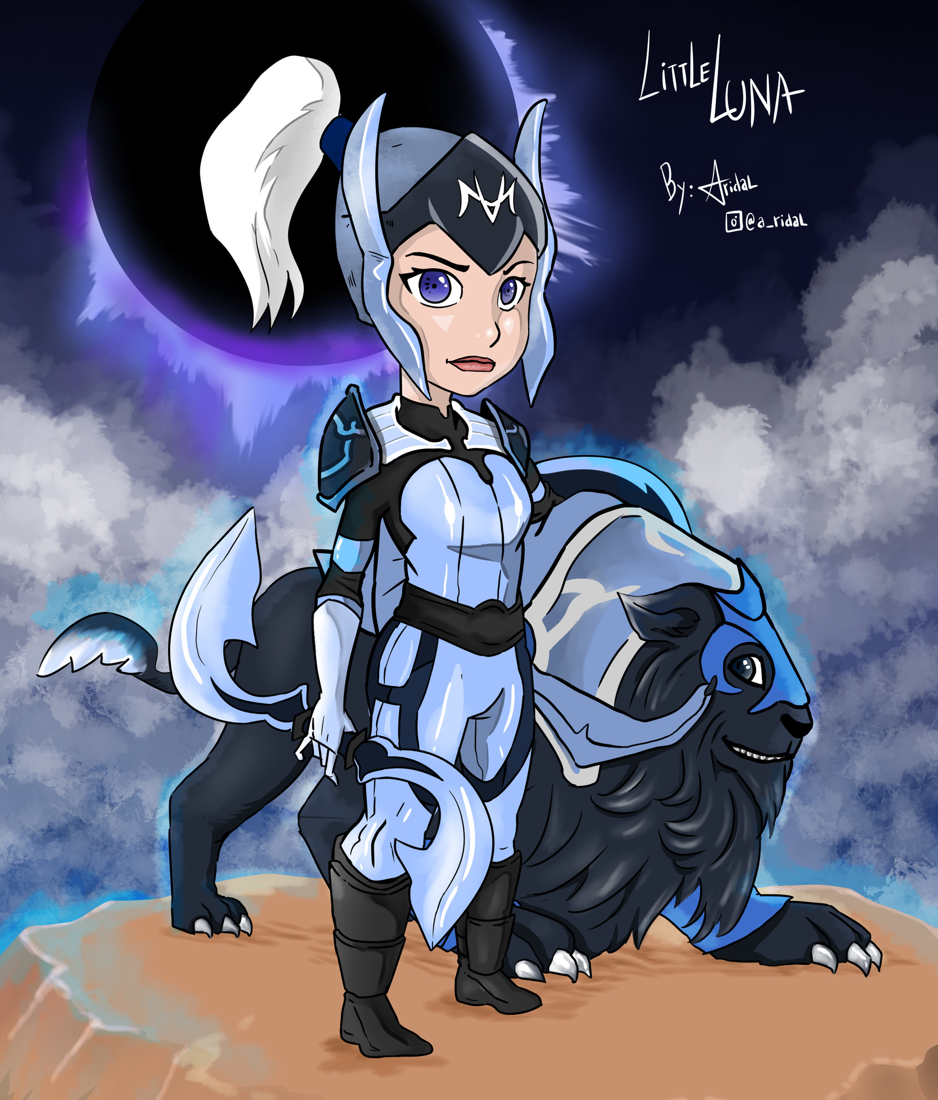 ArtStation - Little Luna