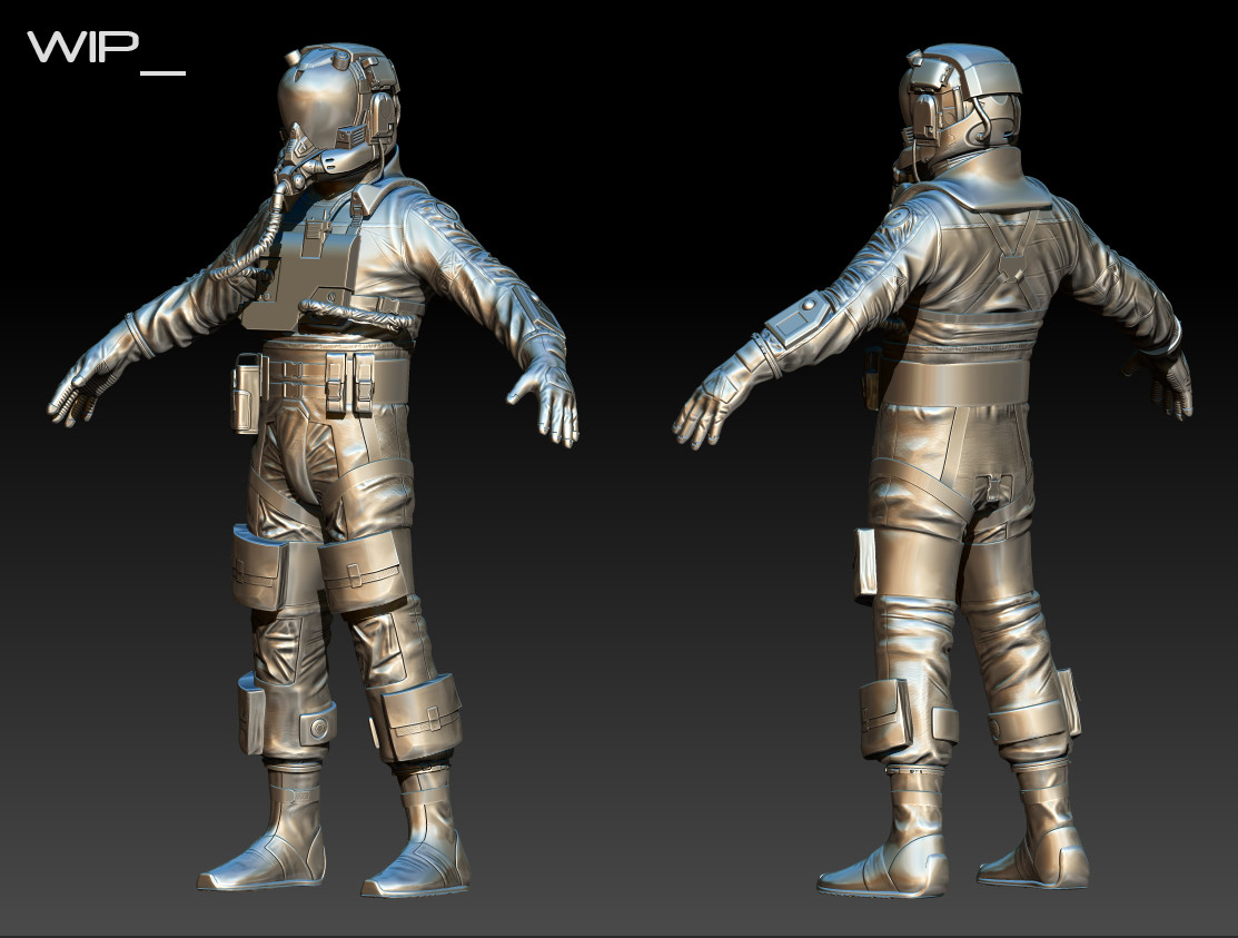 ArtStation - Scout Pilot (WIP)