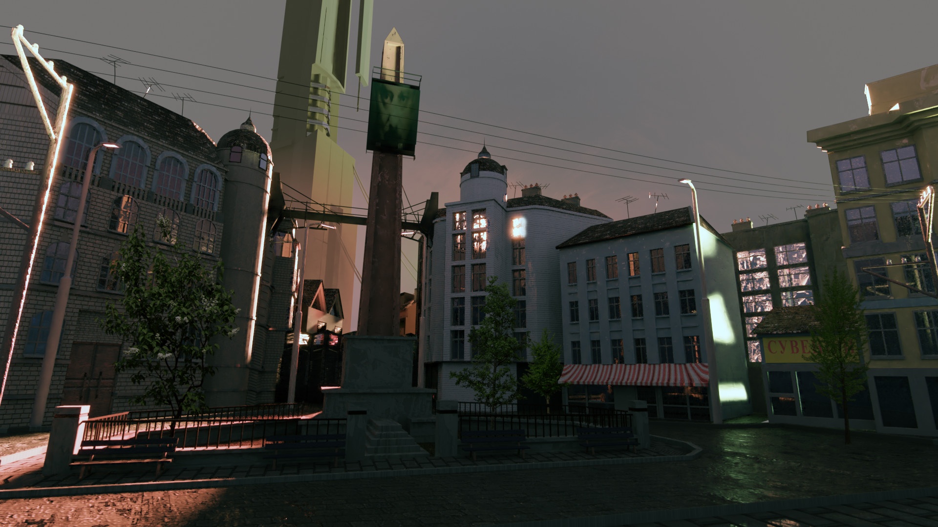 ArtStation - City 17 Square