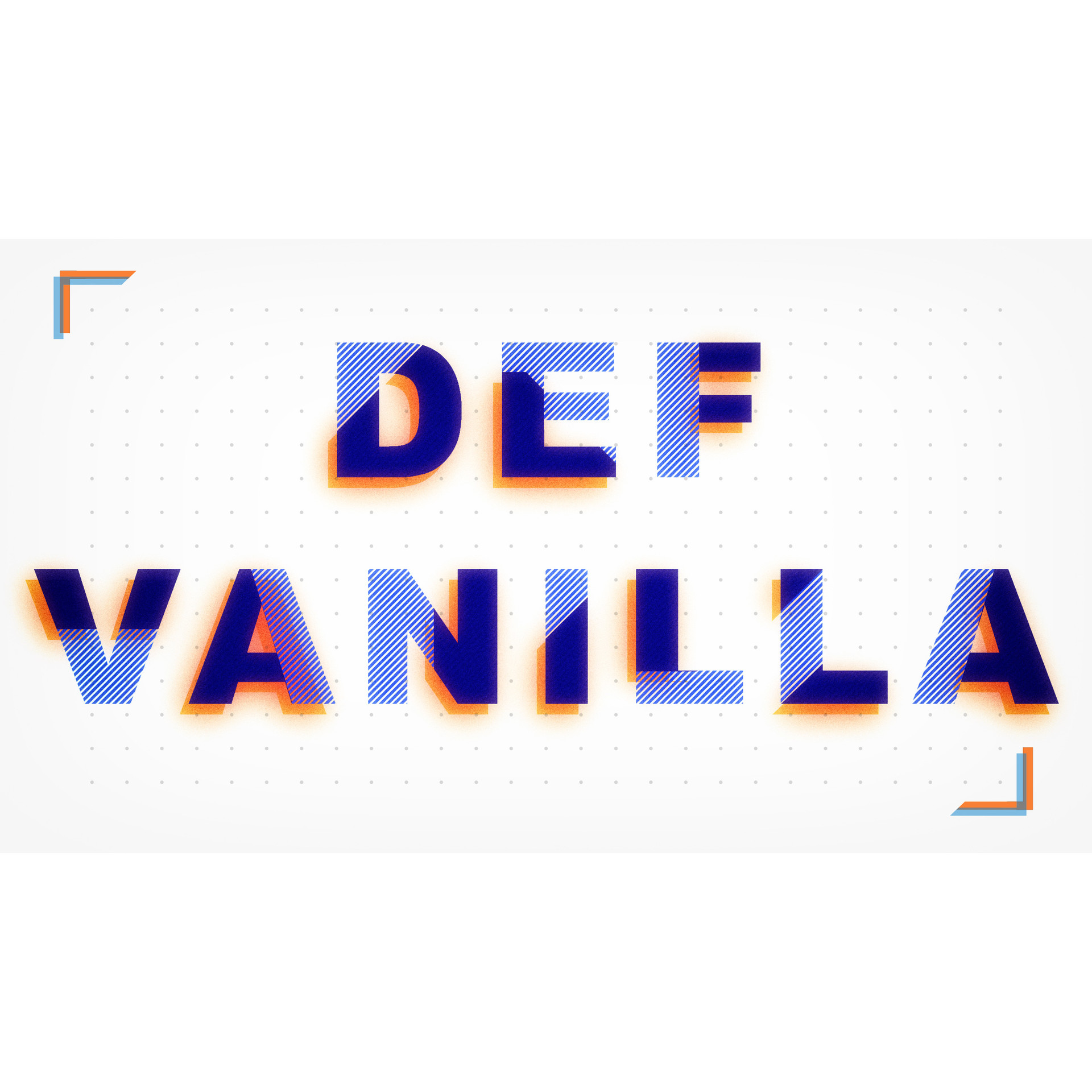 ArtStation - Def Vanilla Typo Logo - Series