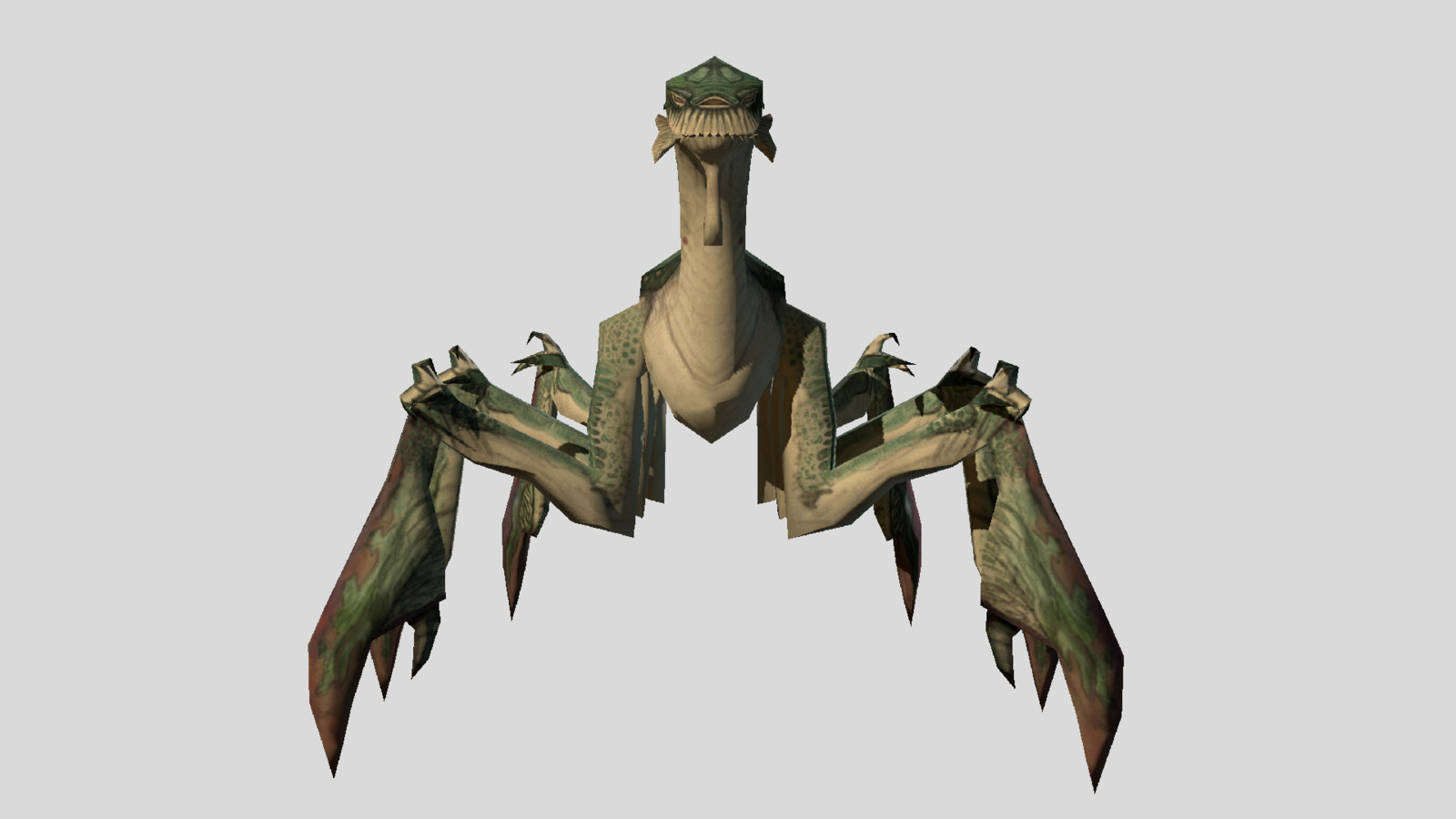 G B - Acklay Low Poly hand painted Asset