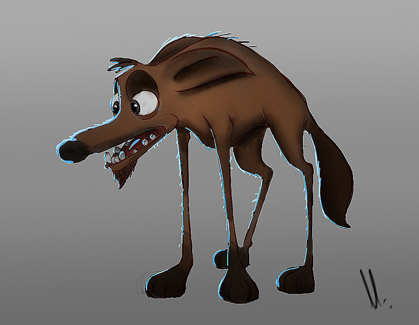 ArtStation - hungry wolf
