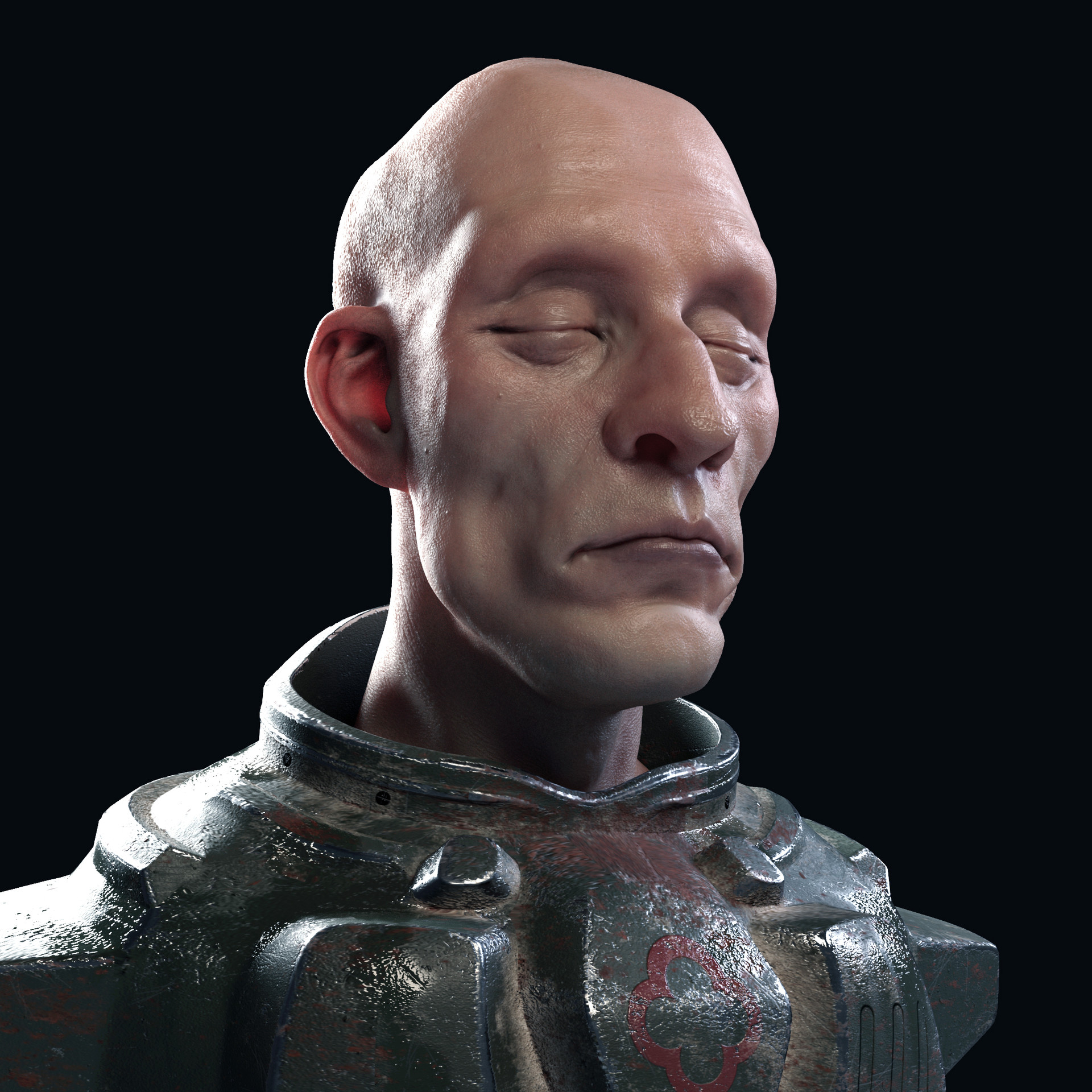 ArtStation - A random clean dude with crappy beat-up armor