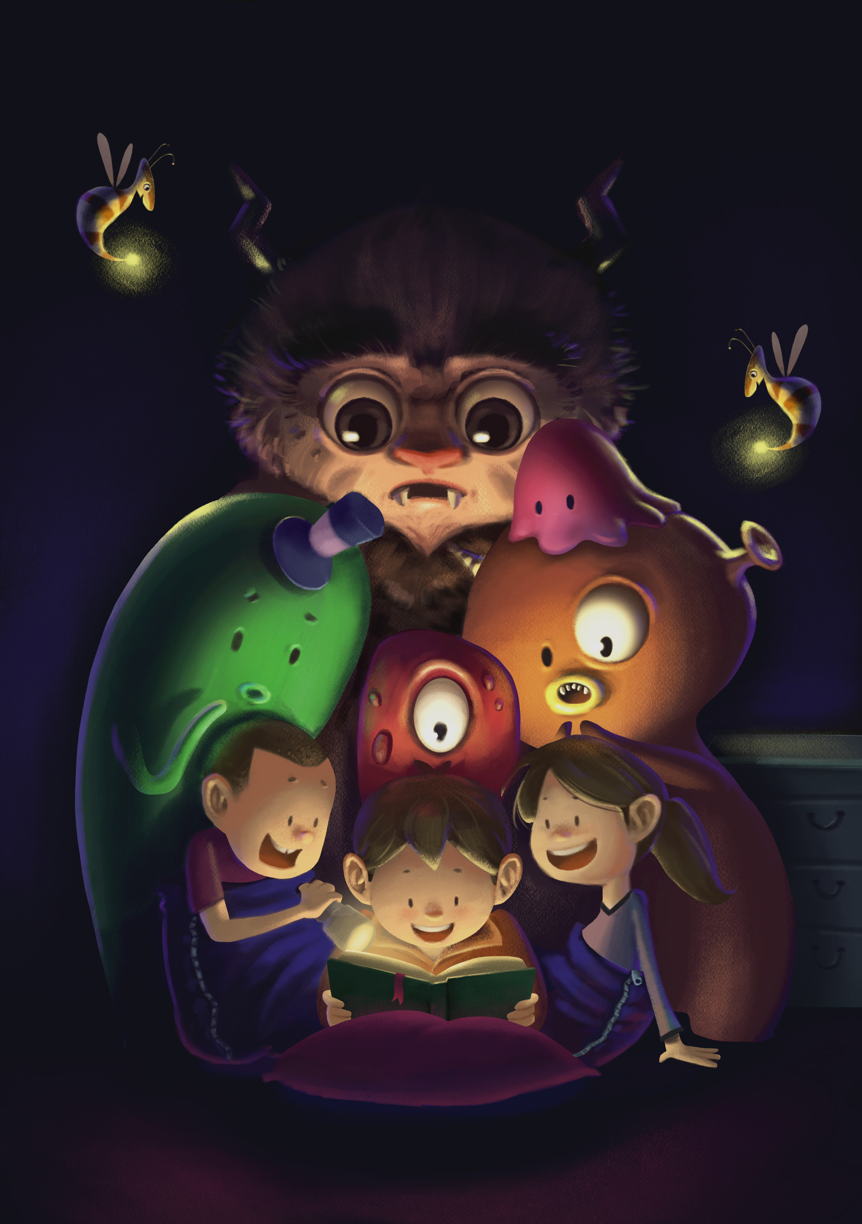 ArtStation - A Spooky Sleepover