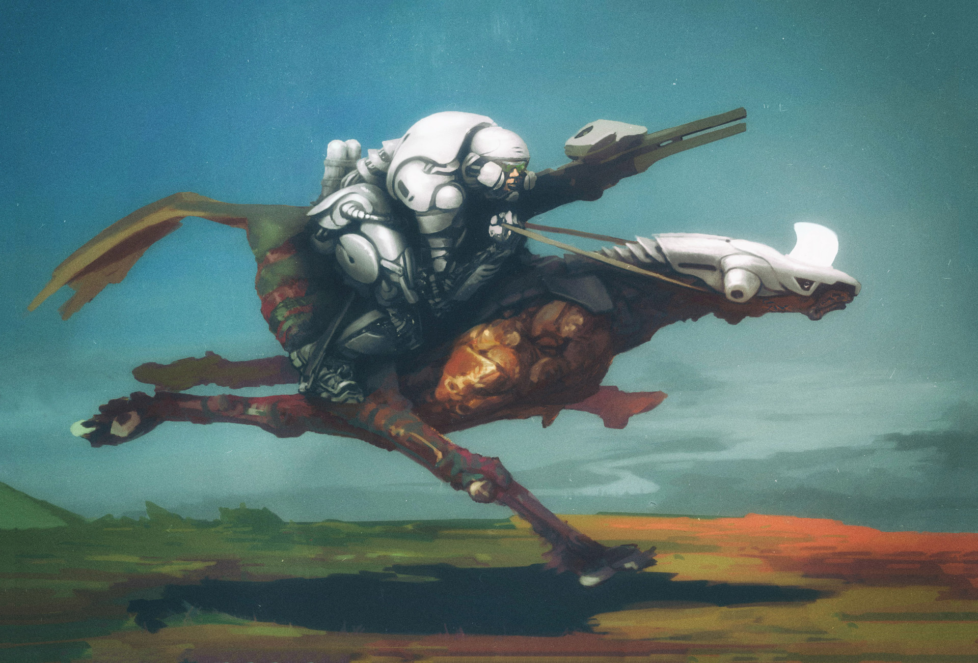 ArtStation - Paintball rider