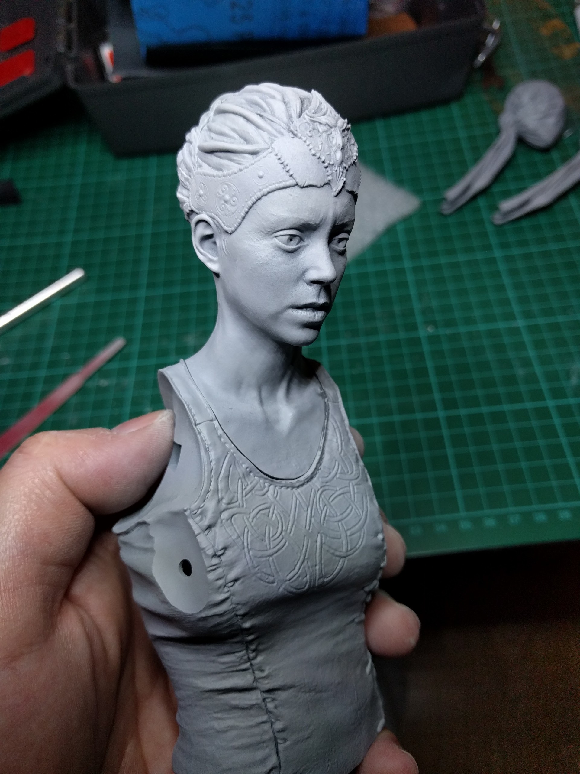 Balazs Kalazdi - 3D Printed Senua - 2017