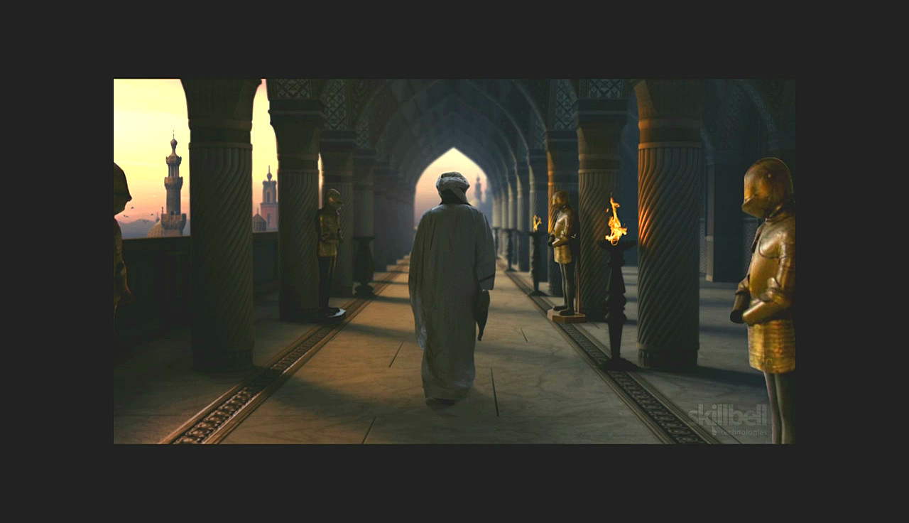 ArtStation - Sheik corridor walk