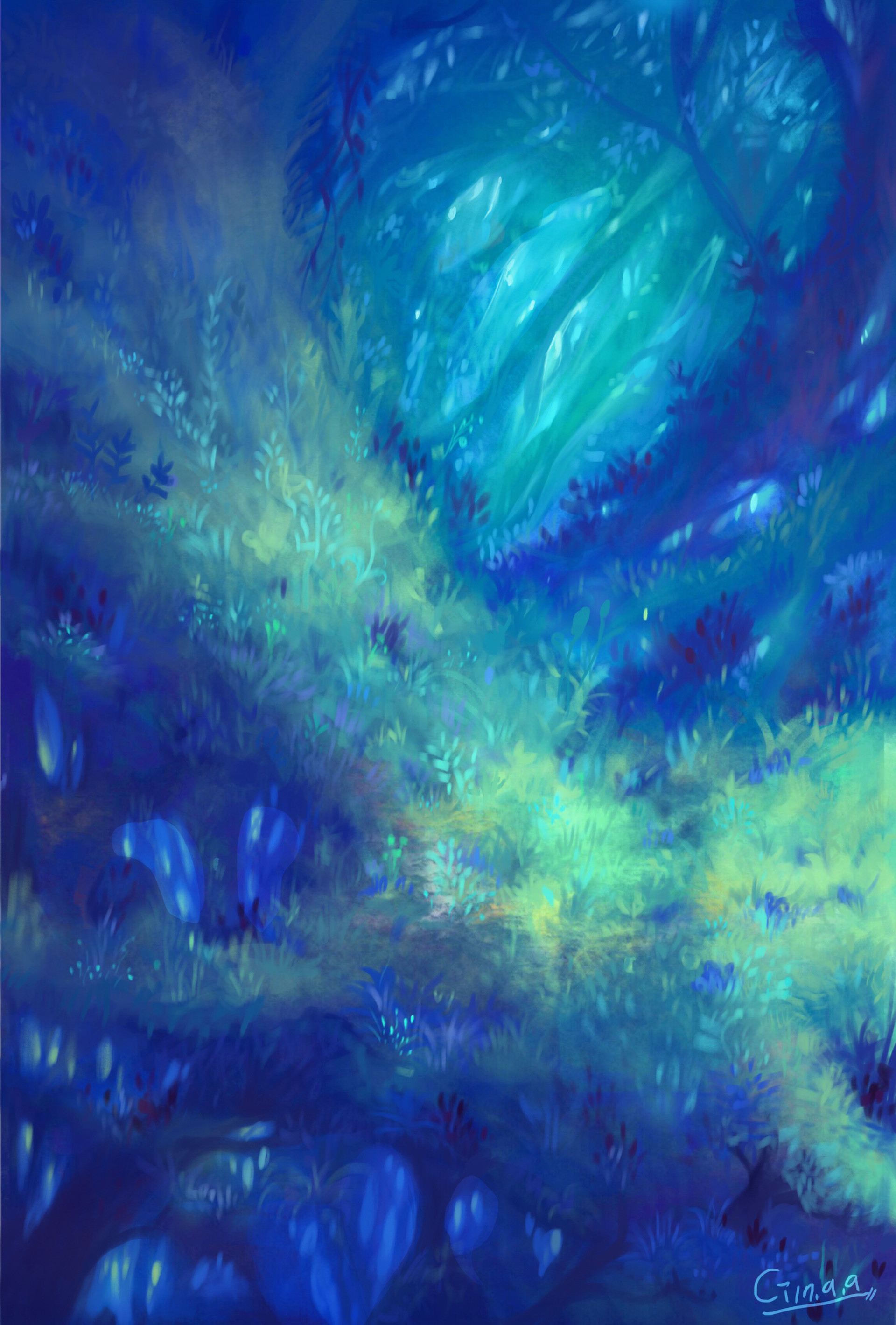 ArtStation - Forest in the sea.