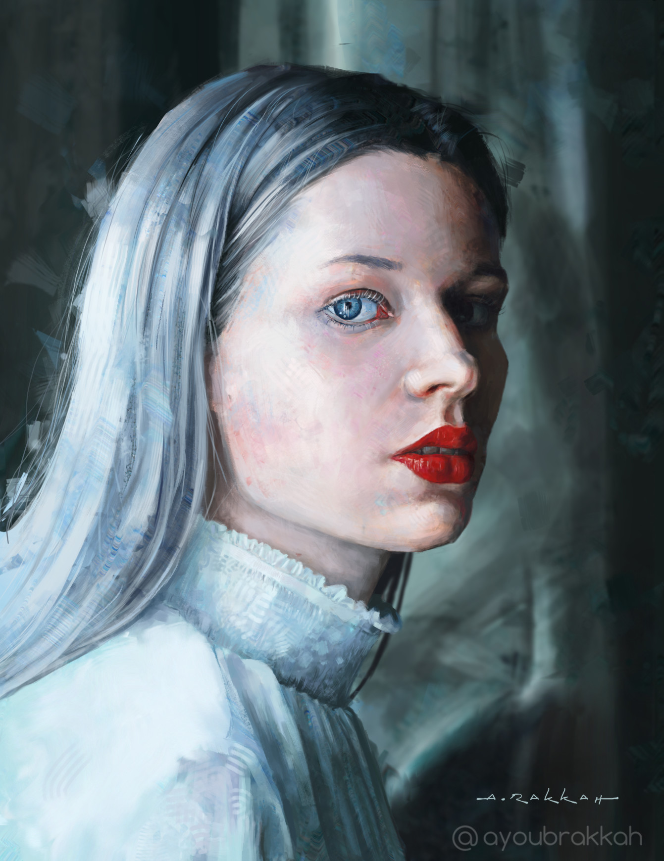 ArtStation - Portrait study 01 - Iulia Stroe