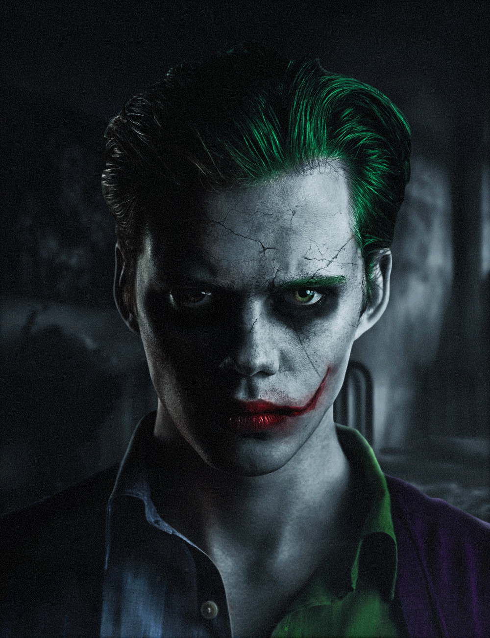ArtStation - Young Joker / Bill Skarsgård