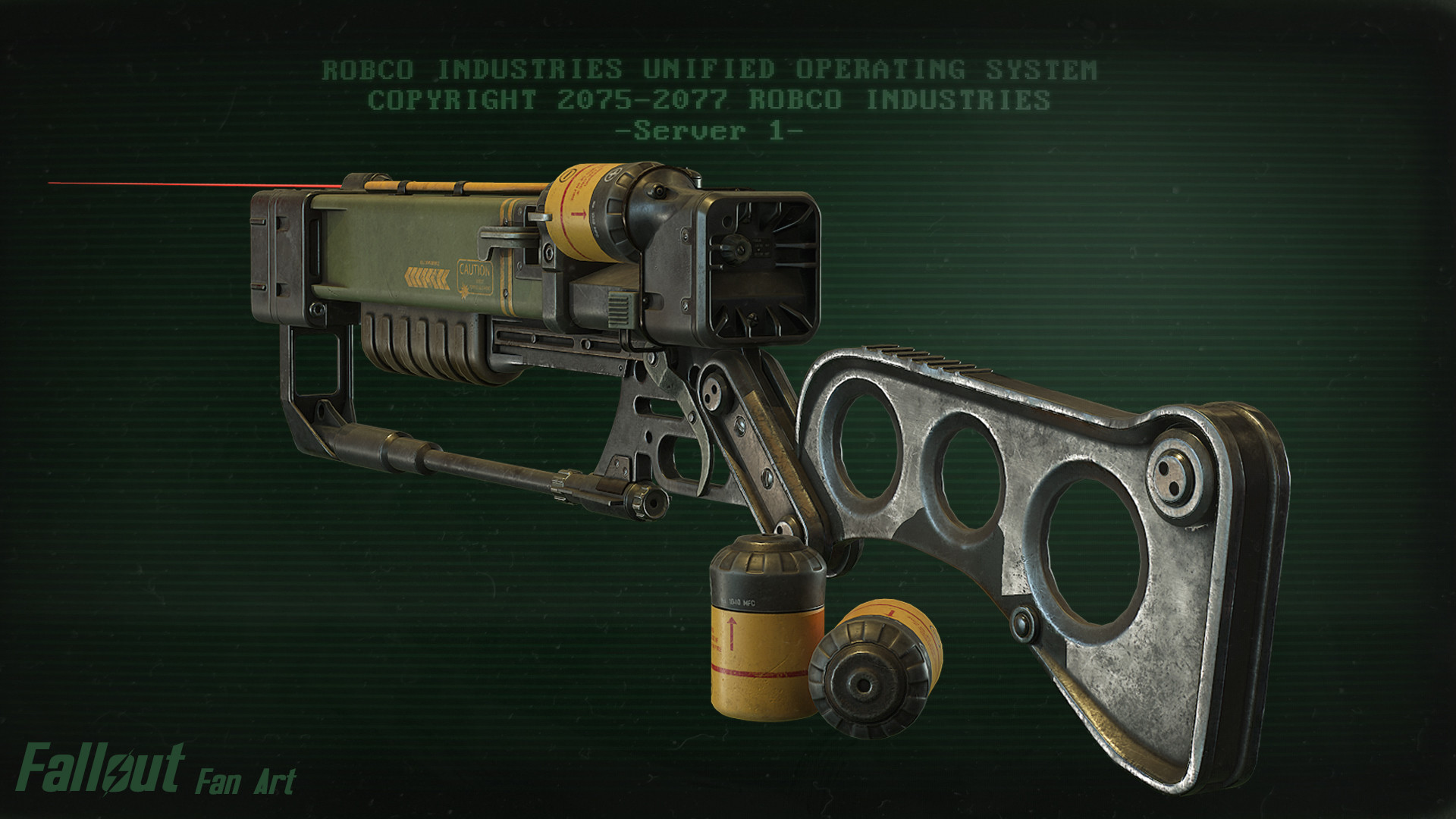Alexandre Marbaix - Fallout Laser Rifle AER9
