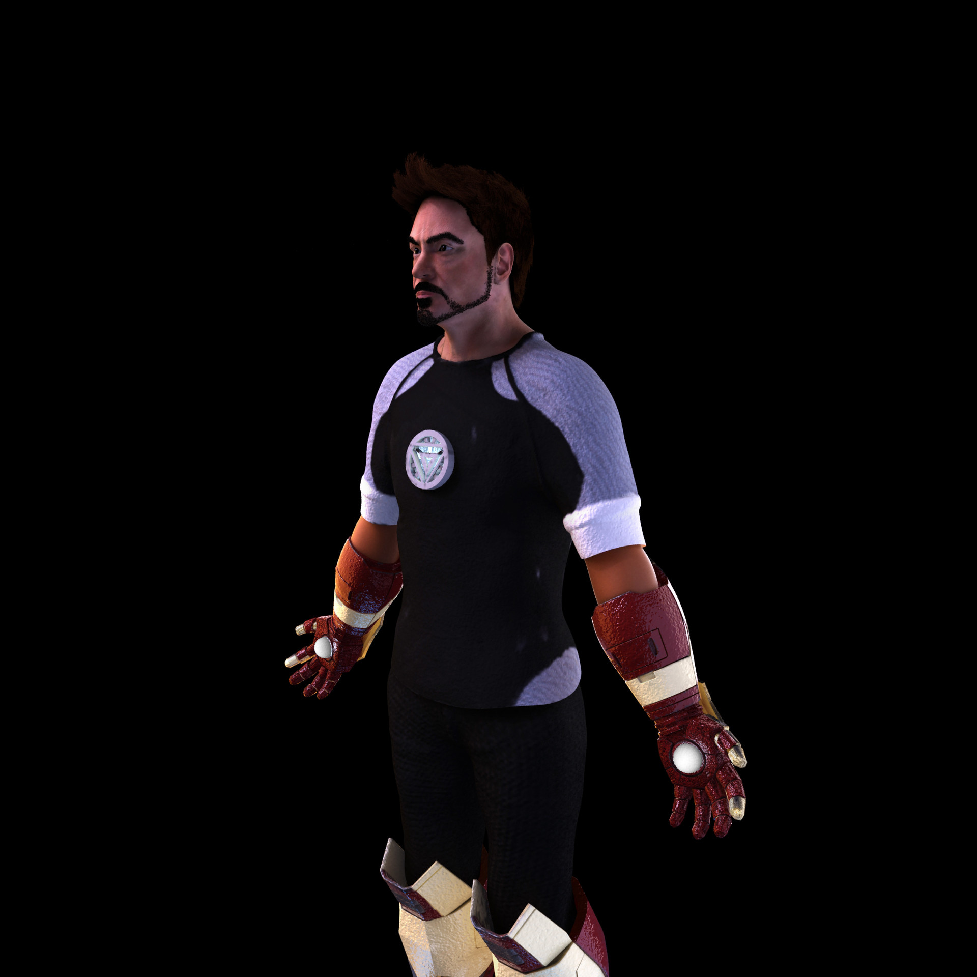 Yet Sheng Lee - 3D Model Character Tony Stark