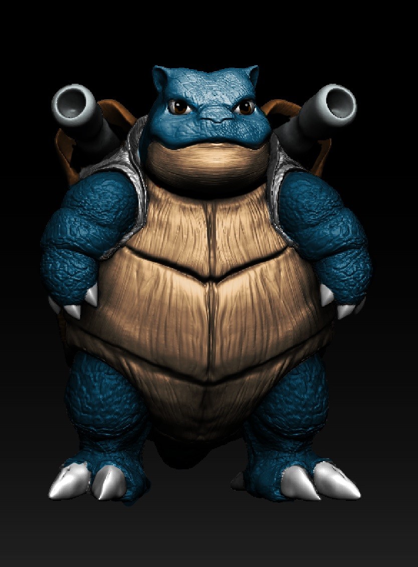 ArtStation - Blastoise WIP
