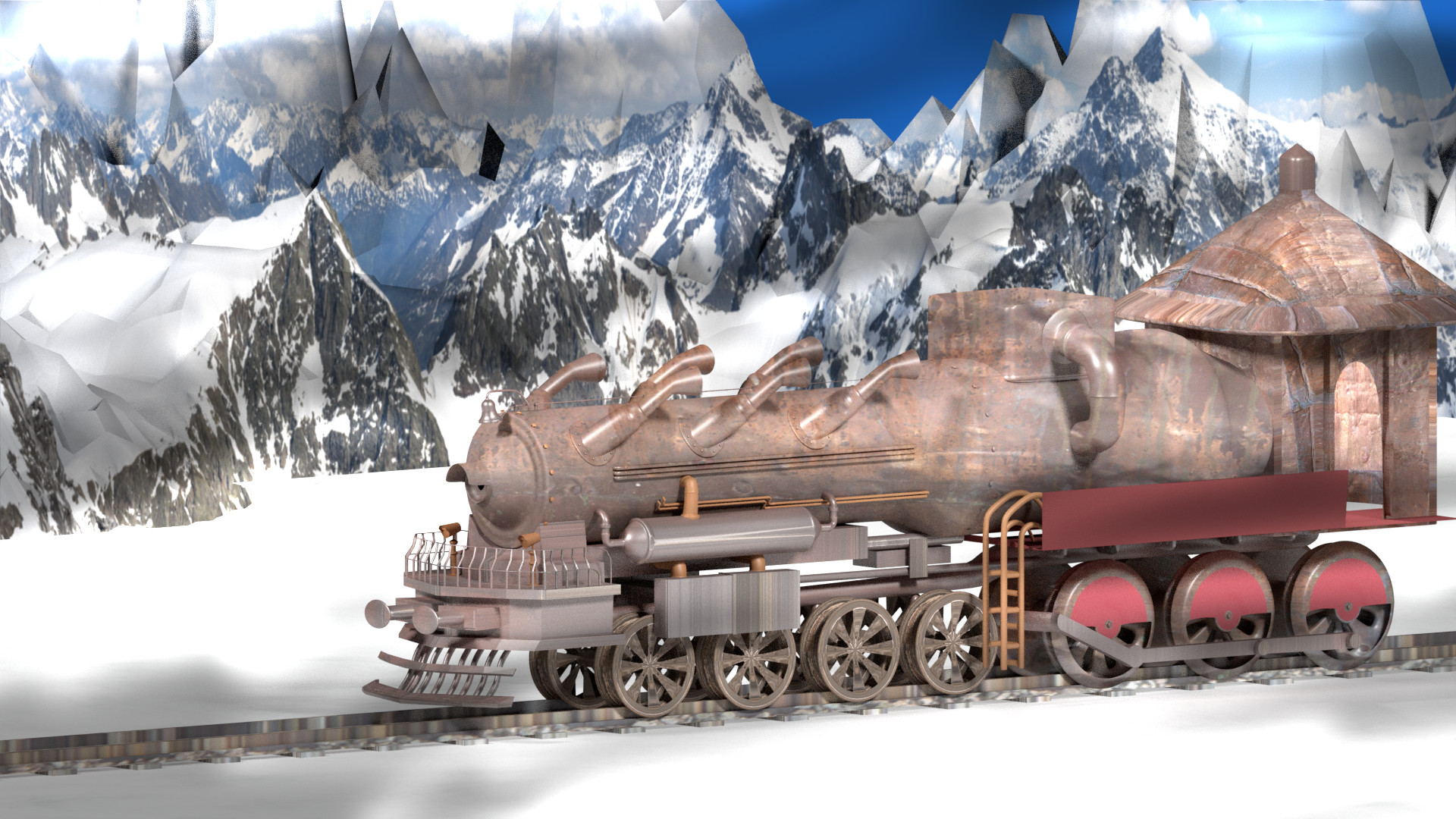 ArtStation - #Steamtrain