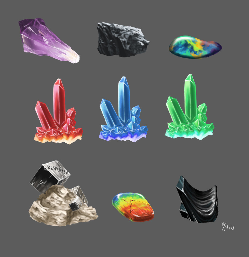 ArtStation - Minerals