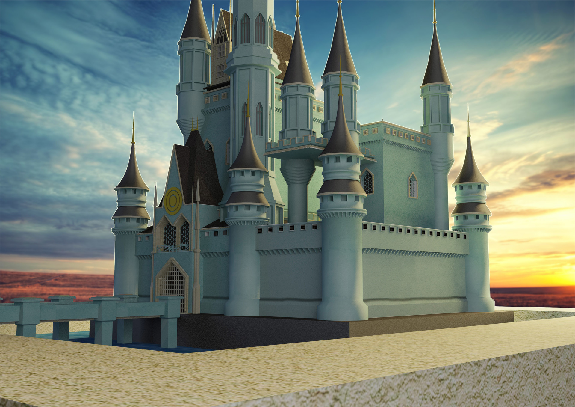 ArtStation - Disney Castle