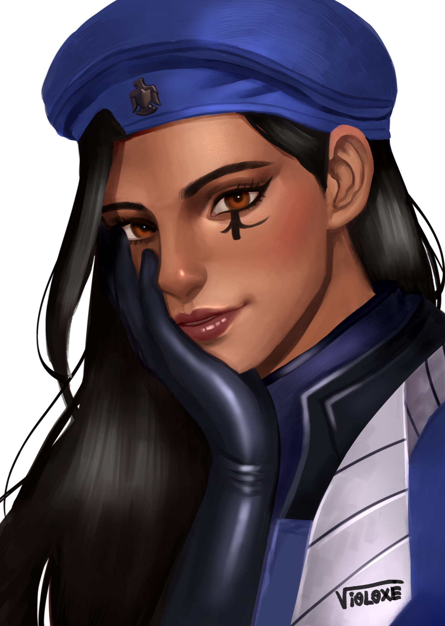 how to draw ana from overwatch