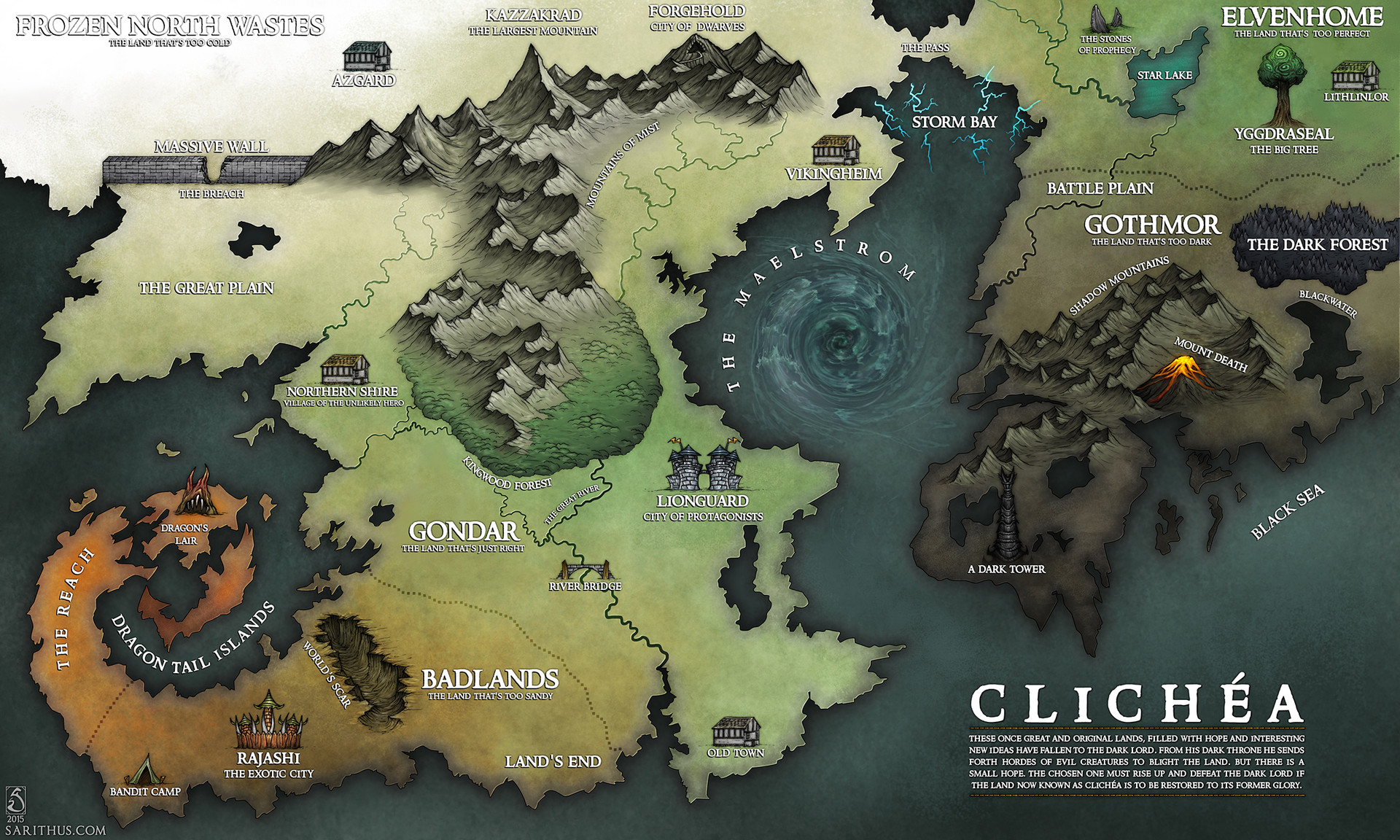 ArtStation - The Land of Clichea