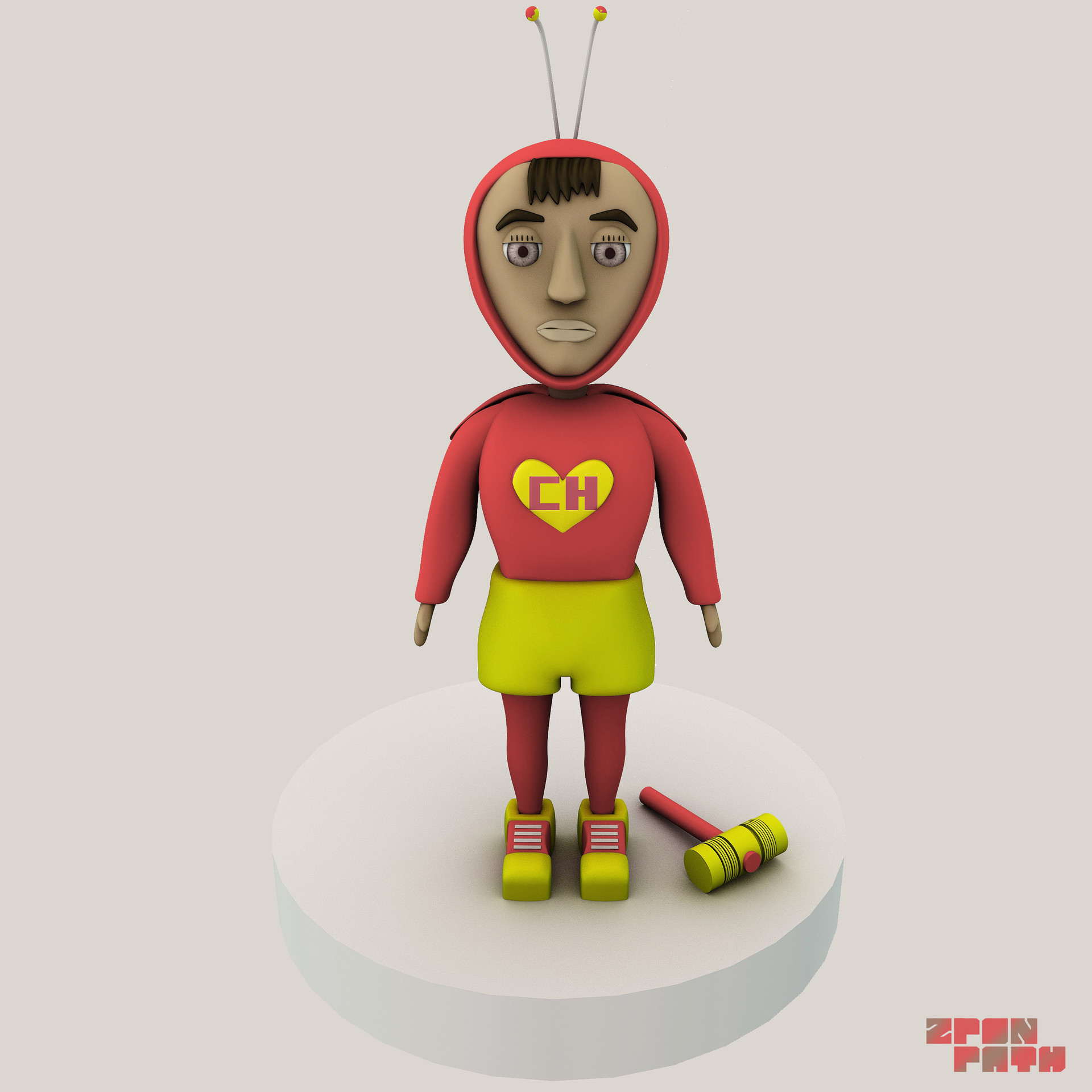 ArtStation - Roberto Gómez Bolaños "CHAPULIN COLORADO" Mx.