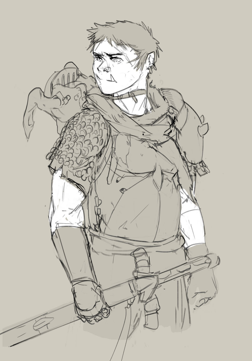 ArtStation - Orc Adventurer