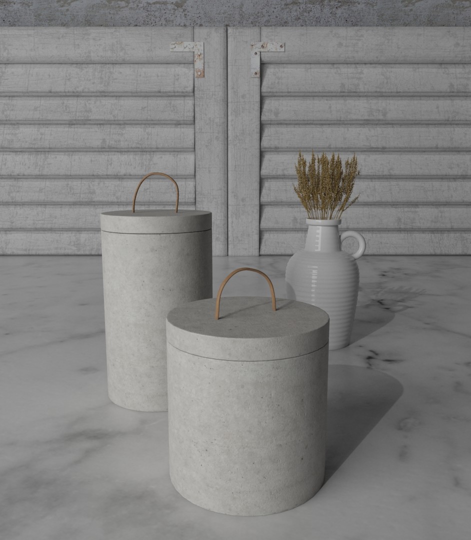 ArtStation - Stone containers