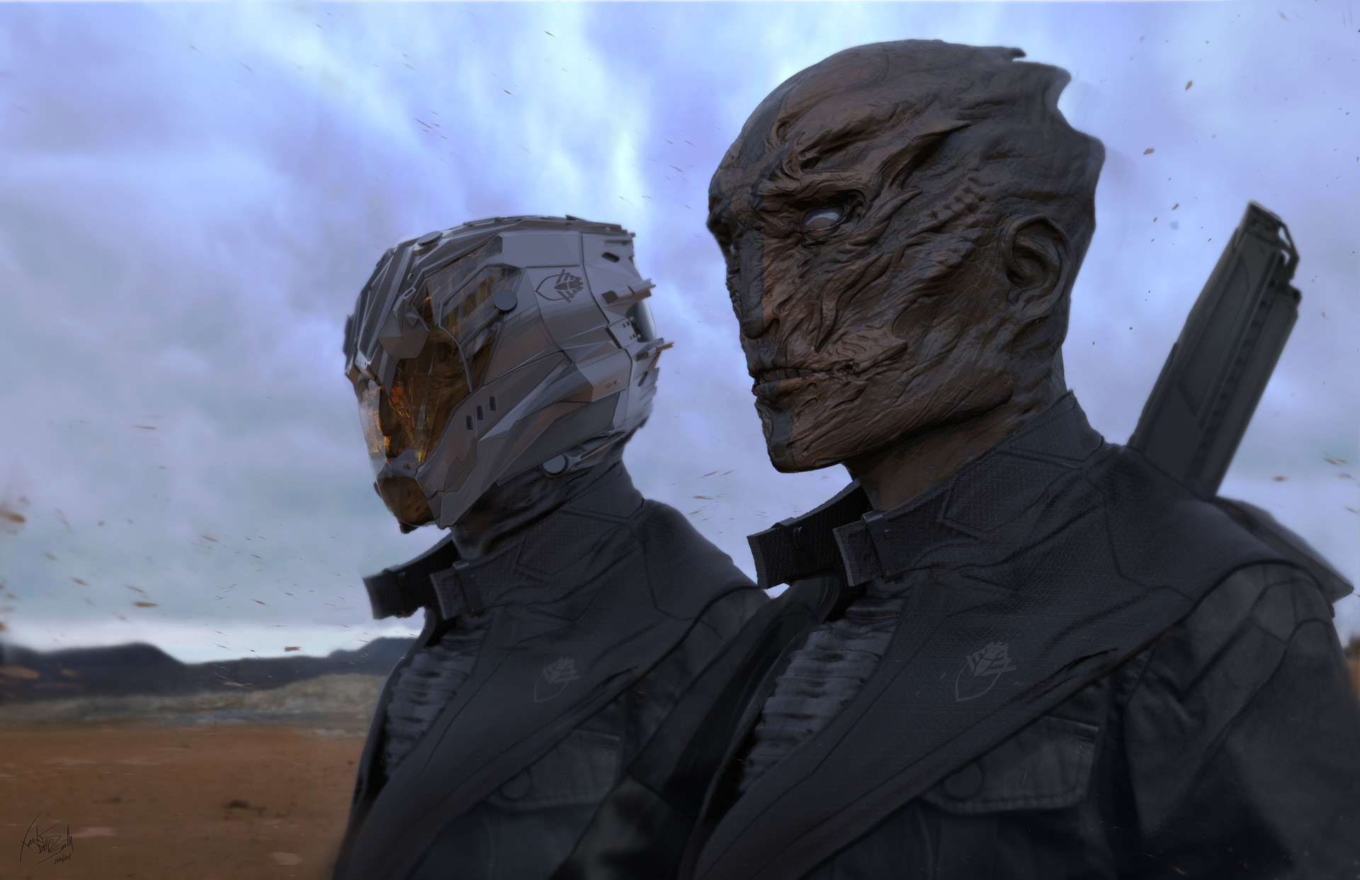 ArtStation - Alien Bounty Hunters