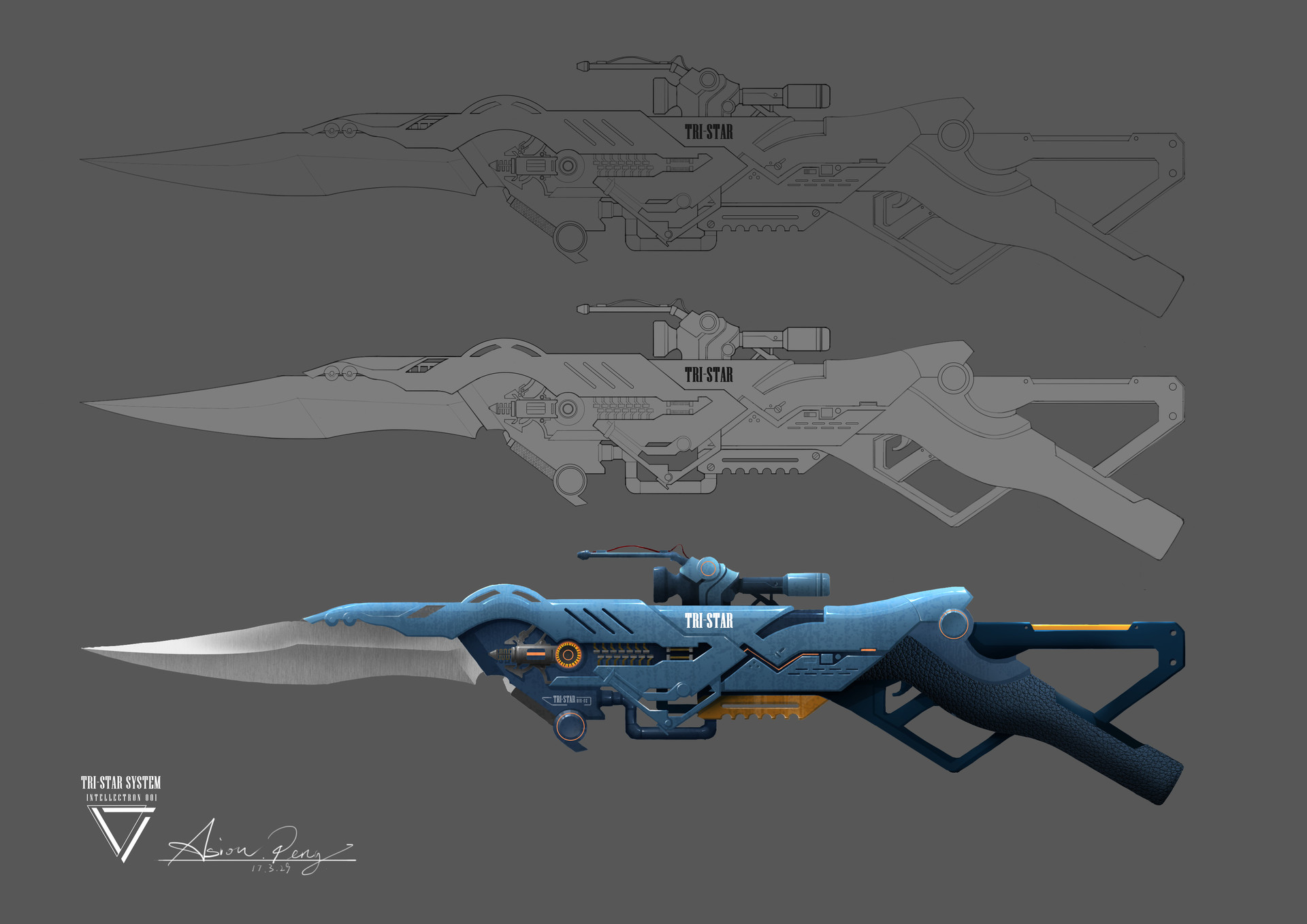 ArtStation - The Three Body Problem weapon01