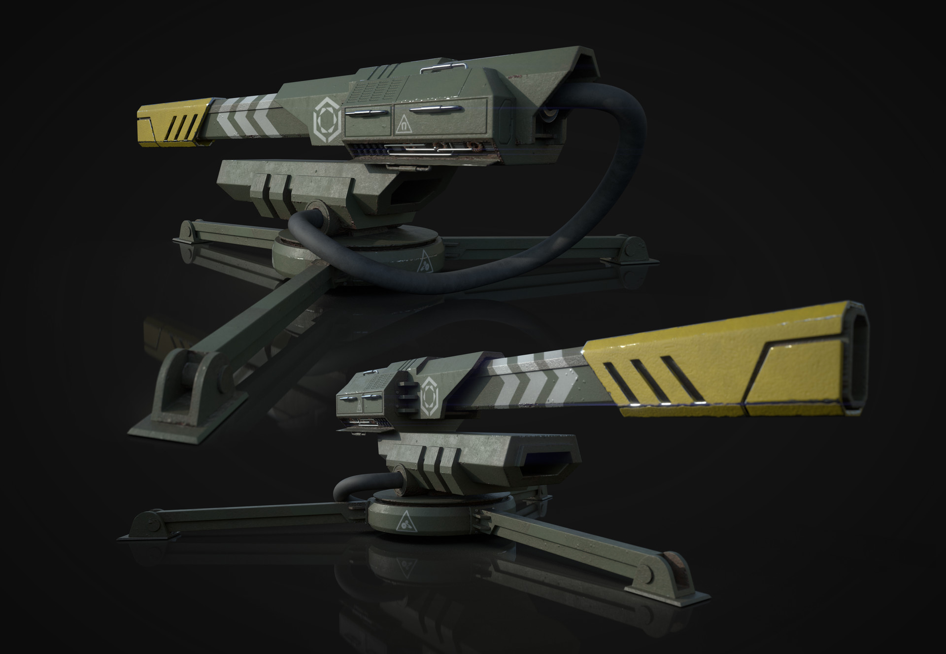 ArtStation - SciFi Railgun